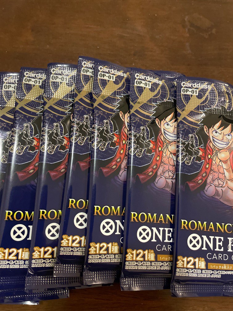 SOLD Op 01 one piece tcg romance dawn booster pack, Hobbies & Toys, Toys & Games on Carousell