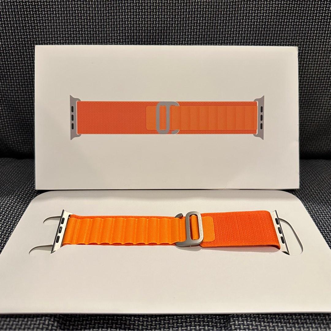 Orange Alpine Loop 49mm Small Length Apple Watch Ultra, Mobile Phones ...