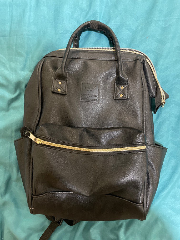 Original Anello Leather Backpack, Women's Fashion, Bags & Wallets ...