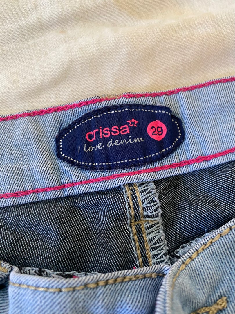 Original Crissa Denim Jeans, Women's Fashion, Bottoms, Jeans on Carousell