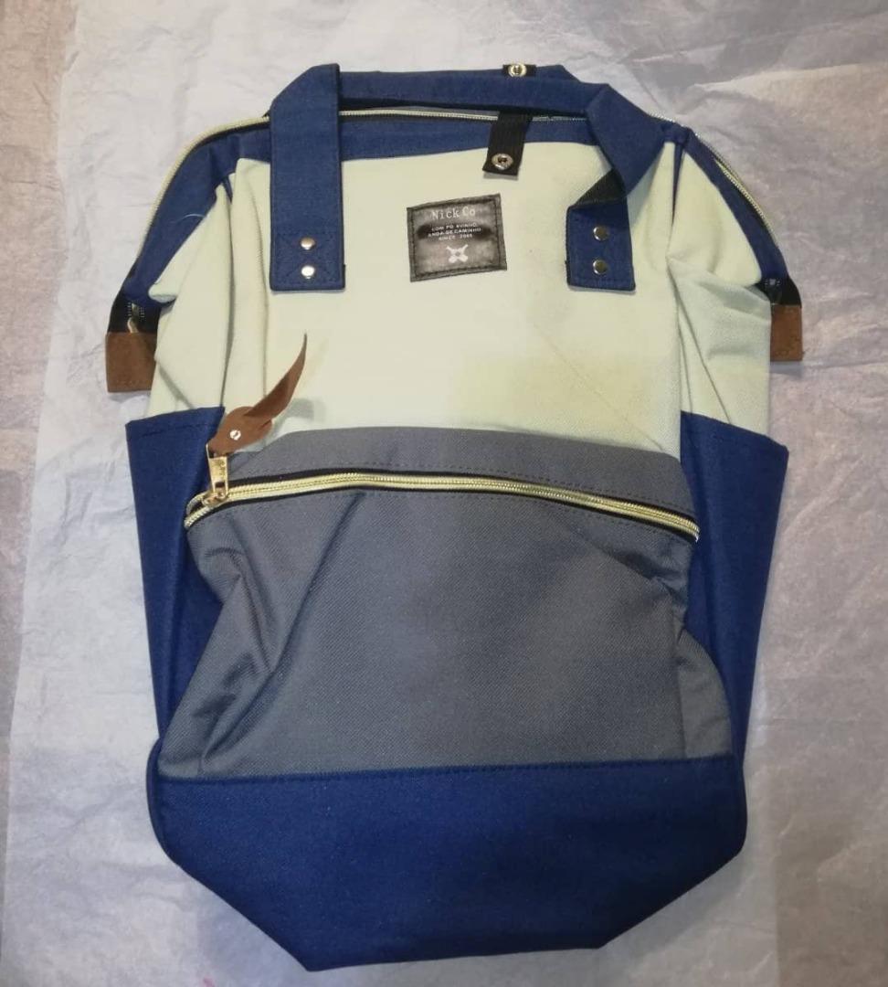 Nick Co Backpack Bag laptop School Travel Unisex, Men's Fashion, Bags ...