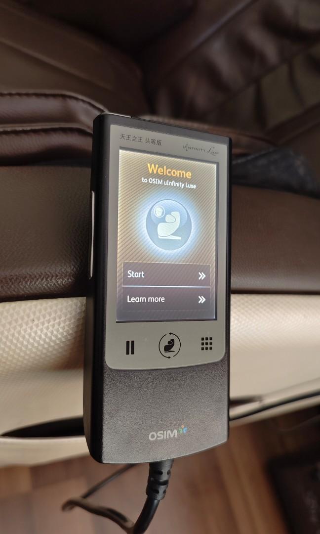 Osim infinity Luxe remote control, Health & Nutrition, Massage Devices ...