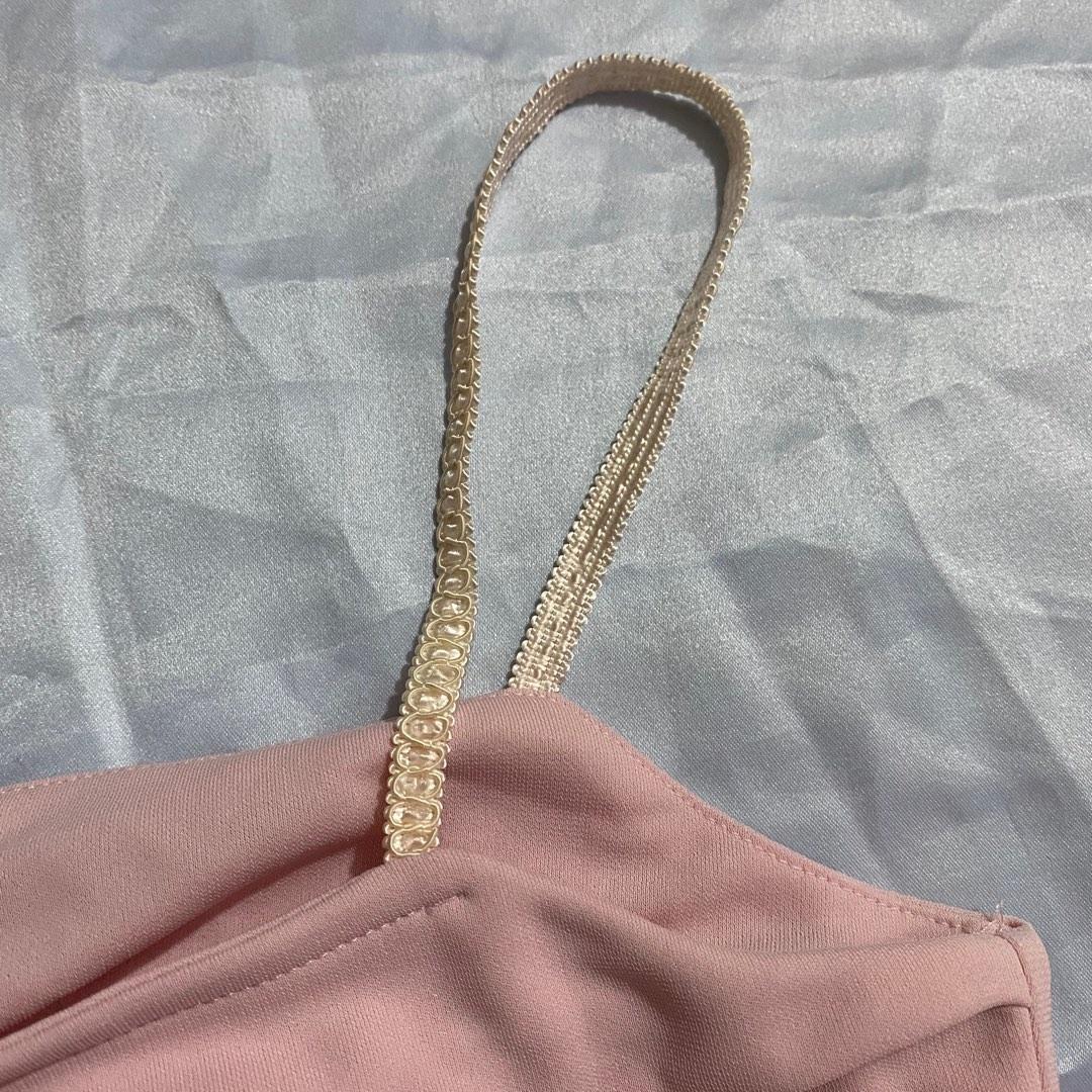 PASTEL PINK SANDO, Women's Fashion, Tops, Sleeveless on Carousell