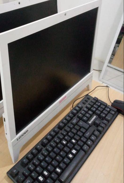 Pc lenovo all in one, praktis tanpa cpu, Elektronik, Komputer, Desktop ...