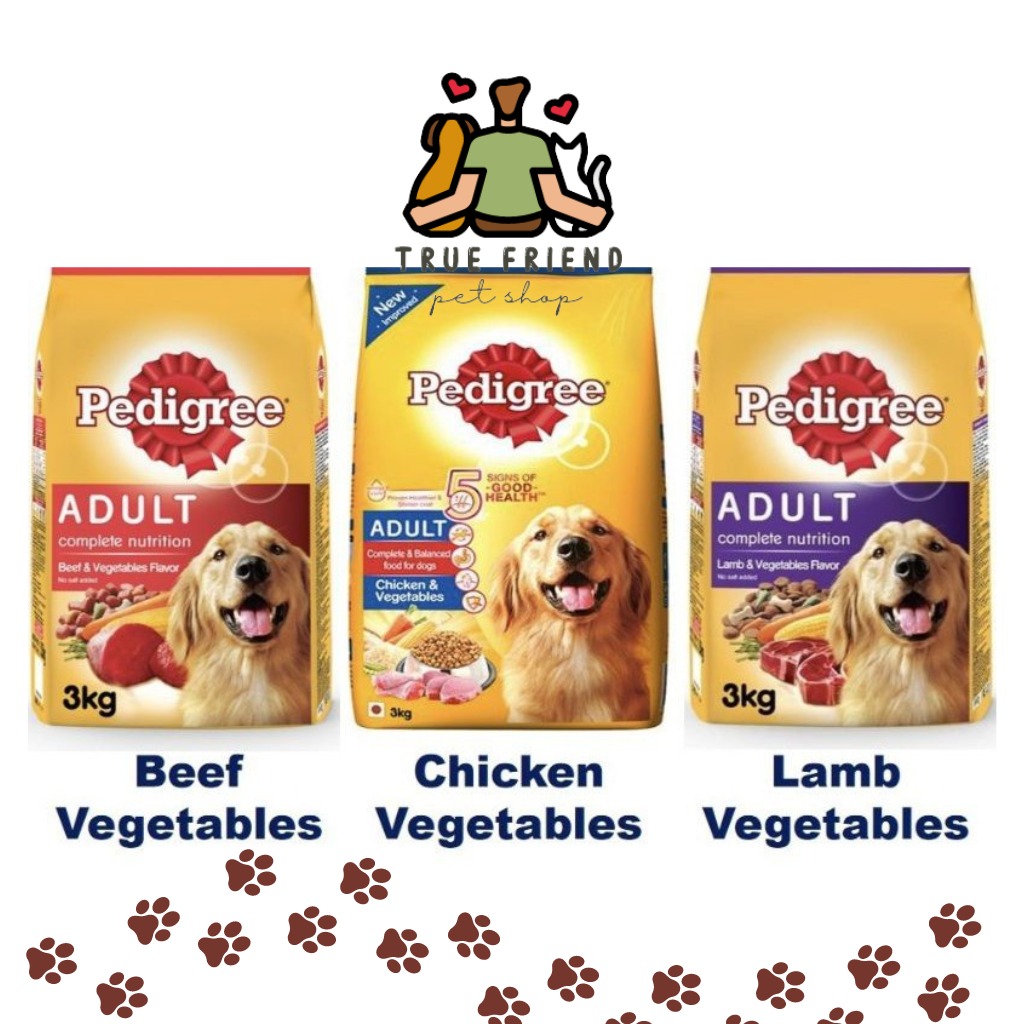 PEDIGREE Dog Food - Dog Dry Food 3kg, available in 3 different flavours ...