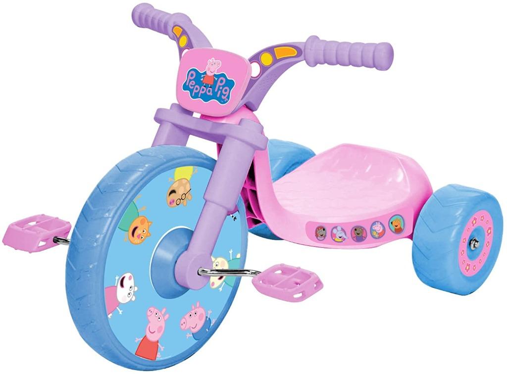 Peppa Pig 10” Fly Wheels Junior Cruiser Ride-On Pedal-Powered Toddler ...