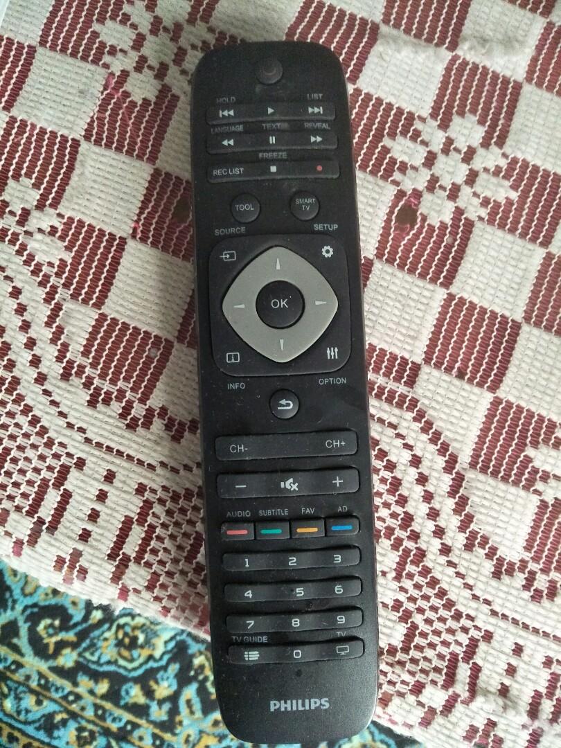 Philips TV remote control, TV & Home Appliances, TV & Entertainment, TV ...