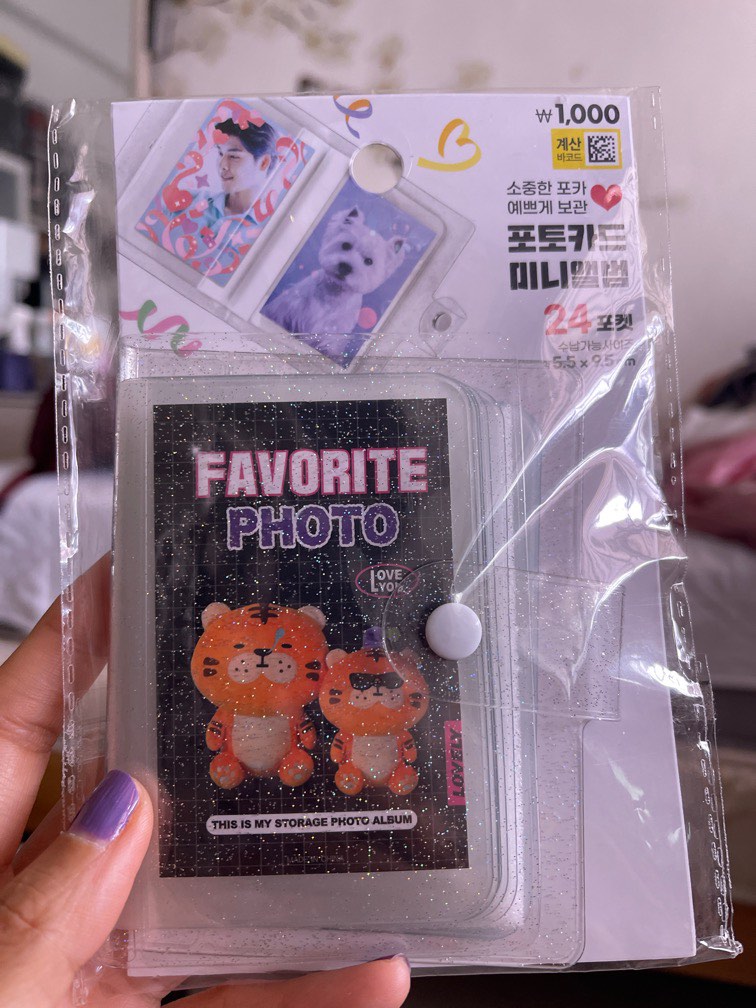 Photo Card Mini Album Daiso Korea, Hobbies & Toys, Stationery & Craft ...