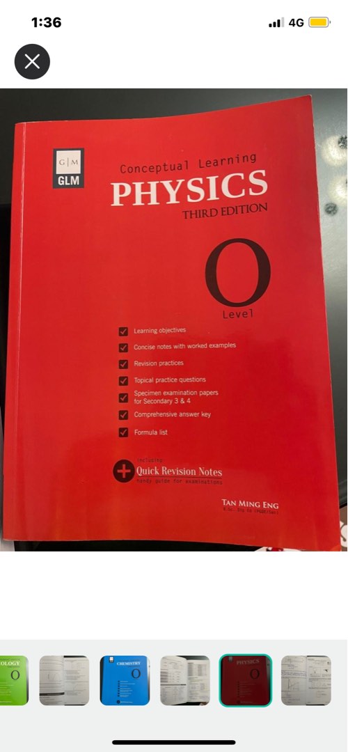 Physics O Level GLM conceptual learning, Hobbies & Toys, Books ...