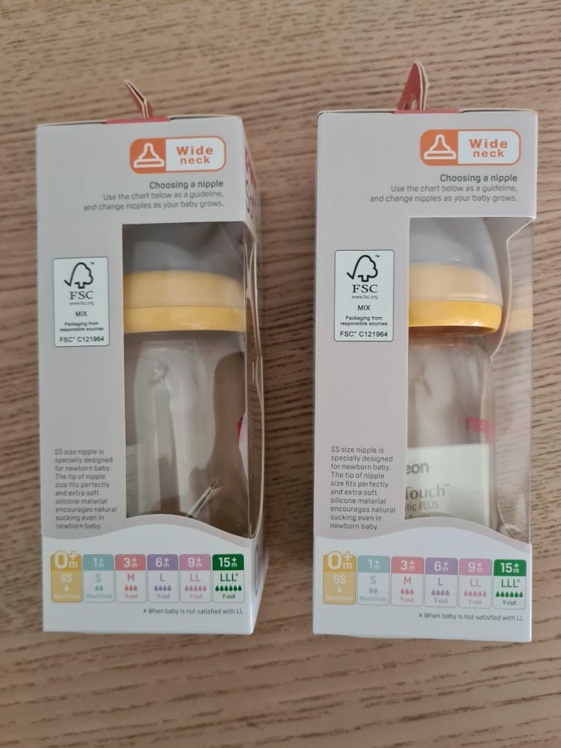 Pigeon soft touch PPSU Milk Bottle 160ml, Babies & Kids, Nursing & Feeding, Breastfeeding ...