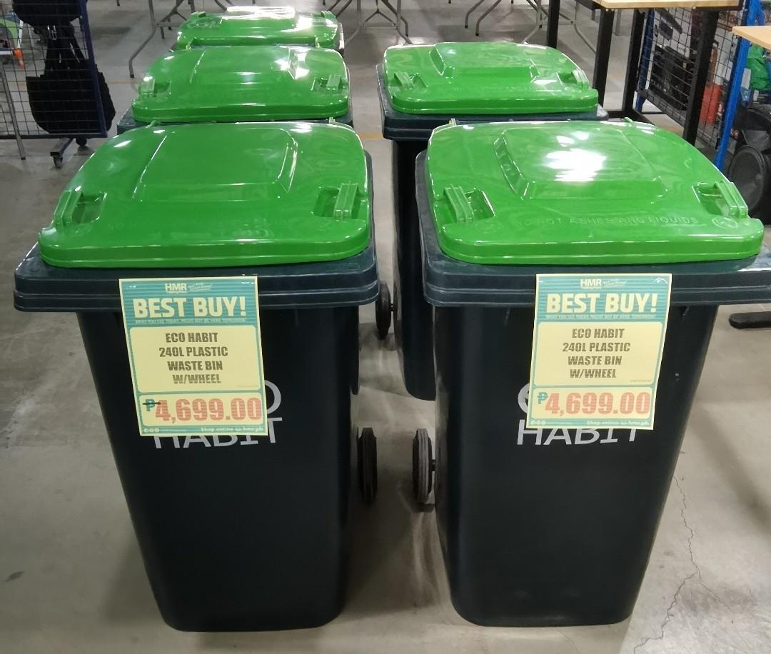 PLASTIC WASTE BIN, Furniture & Home Living, Cleaning & Homecare ...