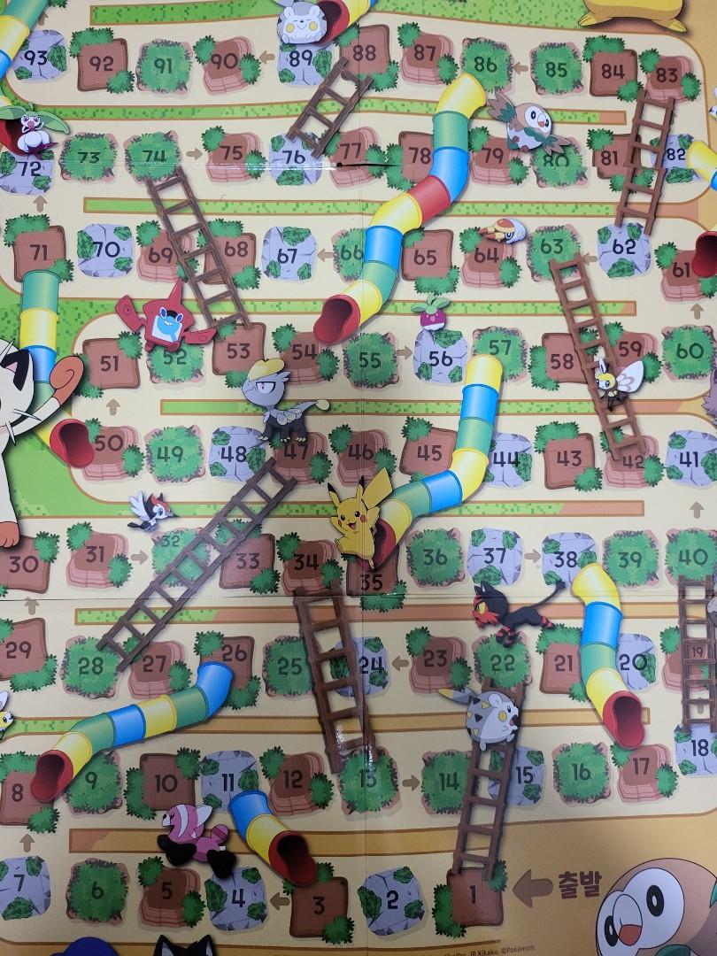 Pokemon board game - ladders and slides, Hobbies & Toys, Toys & Games ...