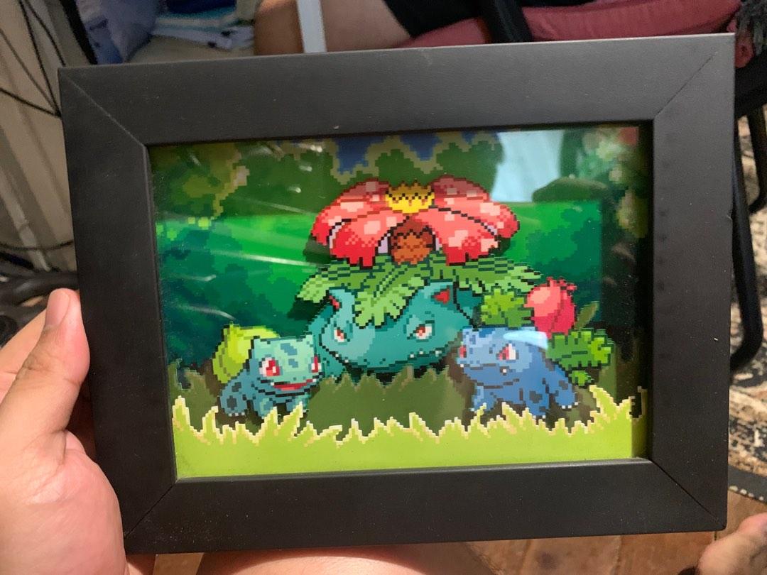 Pokemon Gen 1 starters pixel art, Hobbies & Toys, Stationary & Craft ...
