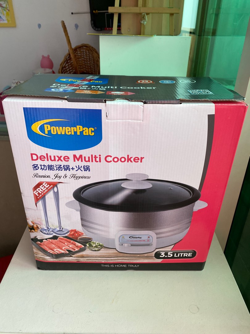 PowerPac Deluxe Multi-cooker + freebies, TV & Home Appliances, Kitchen ...