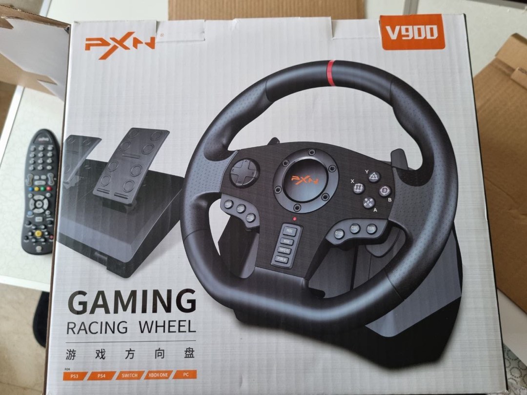 PXN V900 gaming racing wheel, Hobbies & Toys, Toys & Games on Carousell