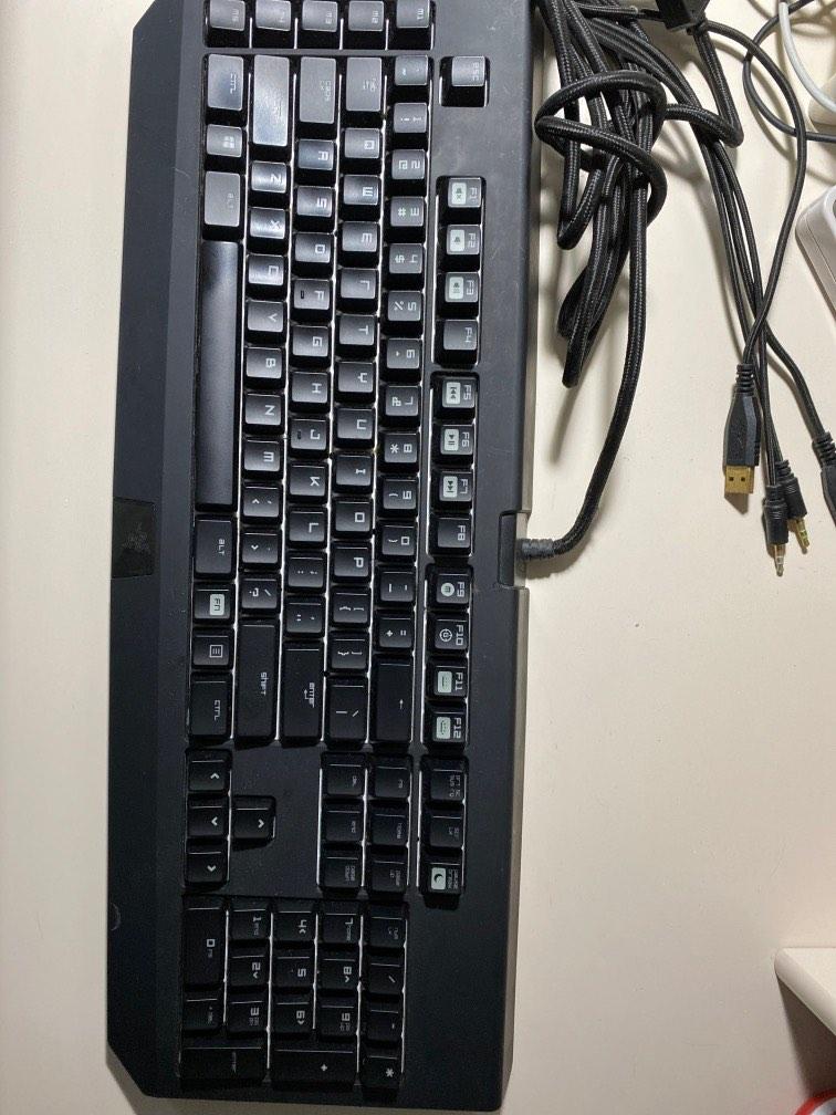 Razer Black Widow Chroma Stealth Gaming Keyboard, Computers & Tech, Parts & Accessories ...