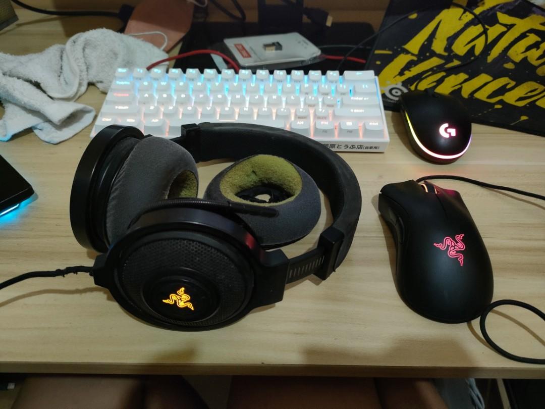 RAZER BUNDLE FOR SALE!! RAZER KRAKEN (HEADPHONES) / RAZER DEATHADDER ...
