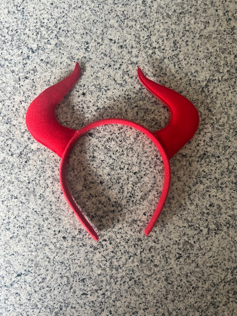 red devil ears halloween, Women's Fashion, Watches & Accessories, Hair ...