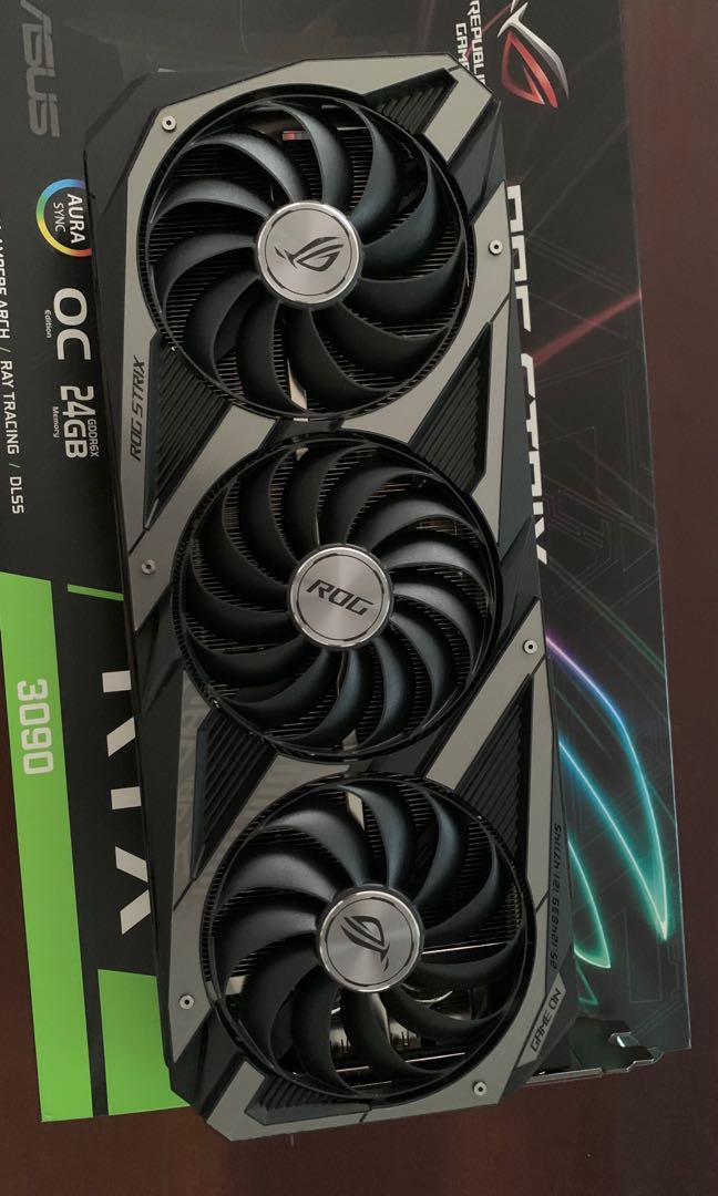 Asus ROG RTX 3090 STRIX OC 24GB Black GDDR6X - Brand New, Computers ...