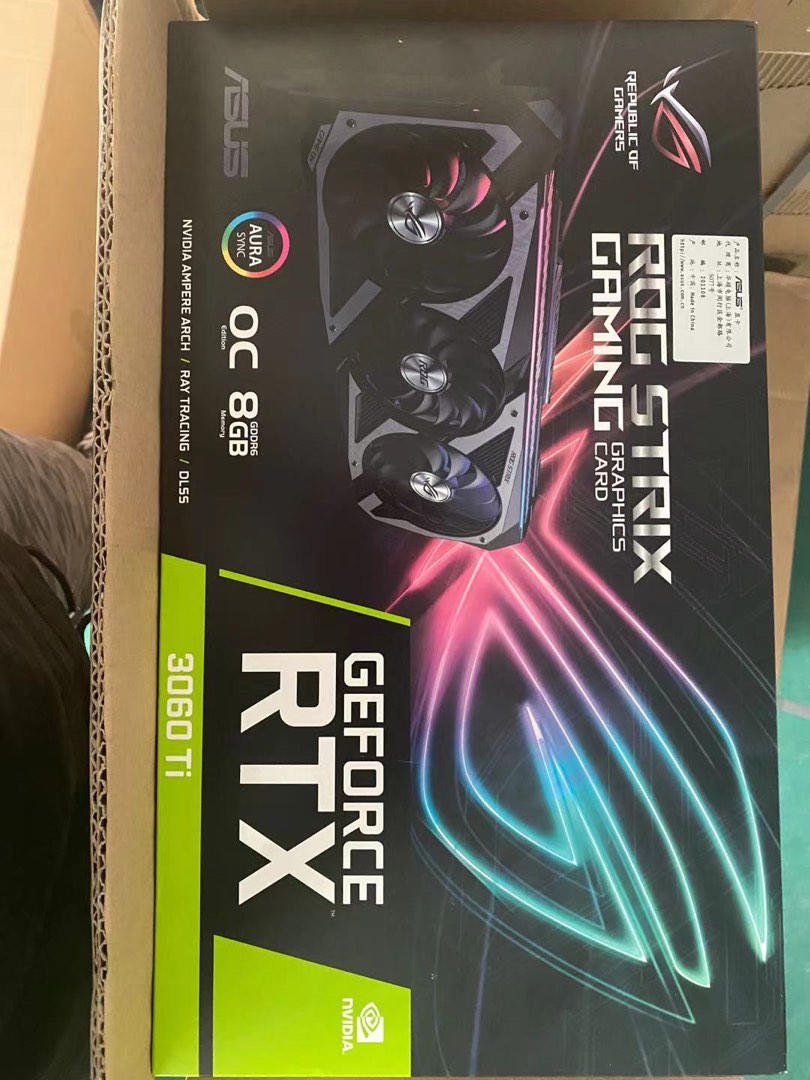 ROG STRIX 3060Ti_OC Version, Computers & Tech, Parts & Accessories ...