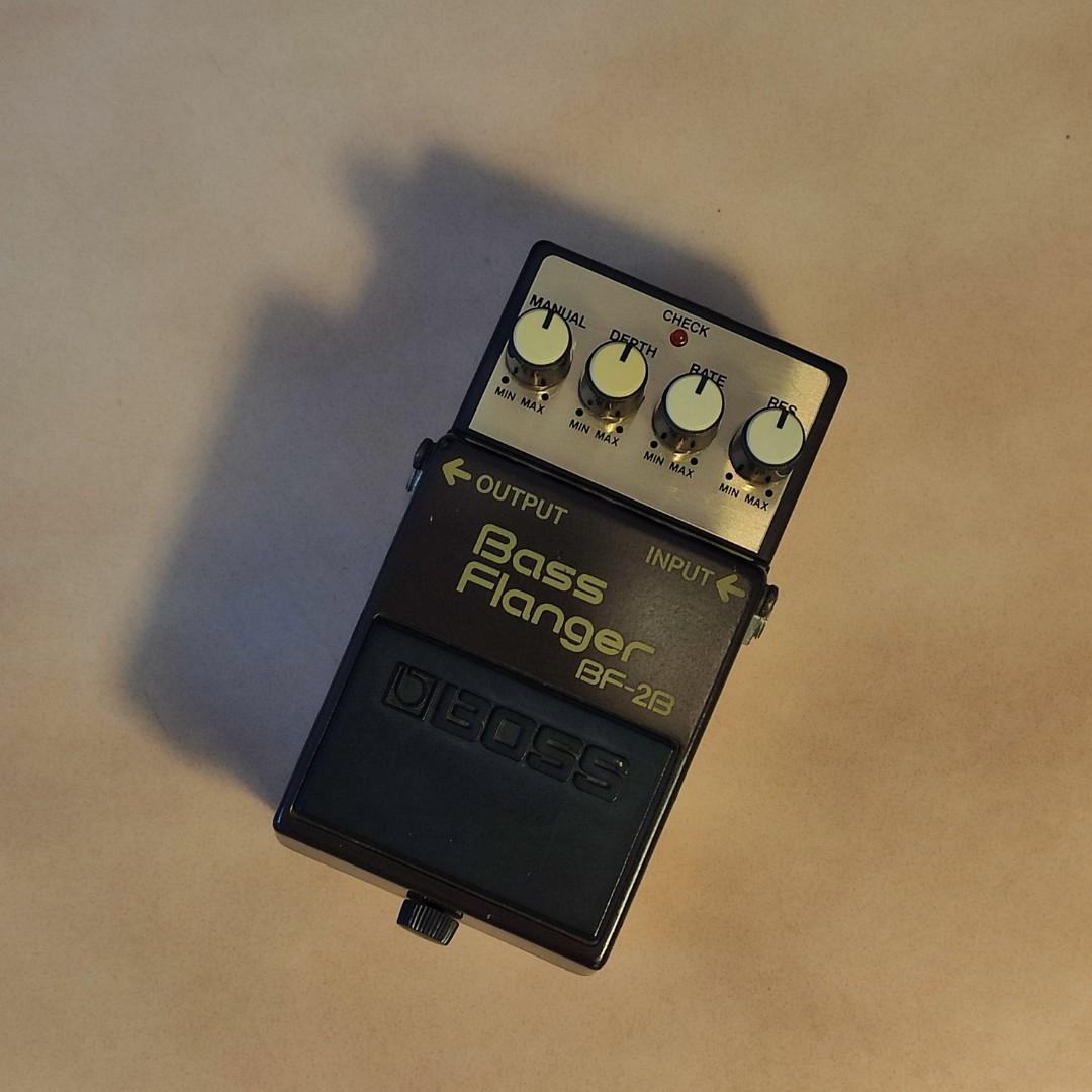 早期Roland Boss BF-2B flanger bass guitar effect pedal FX 貝斯吉他噴射相位效果器 ...