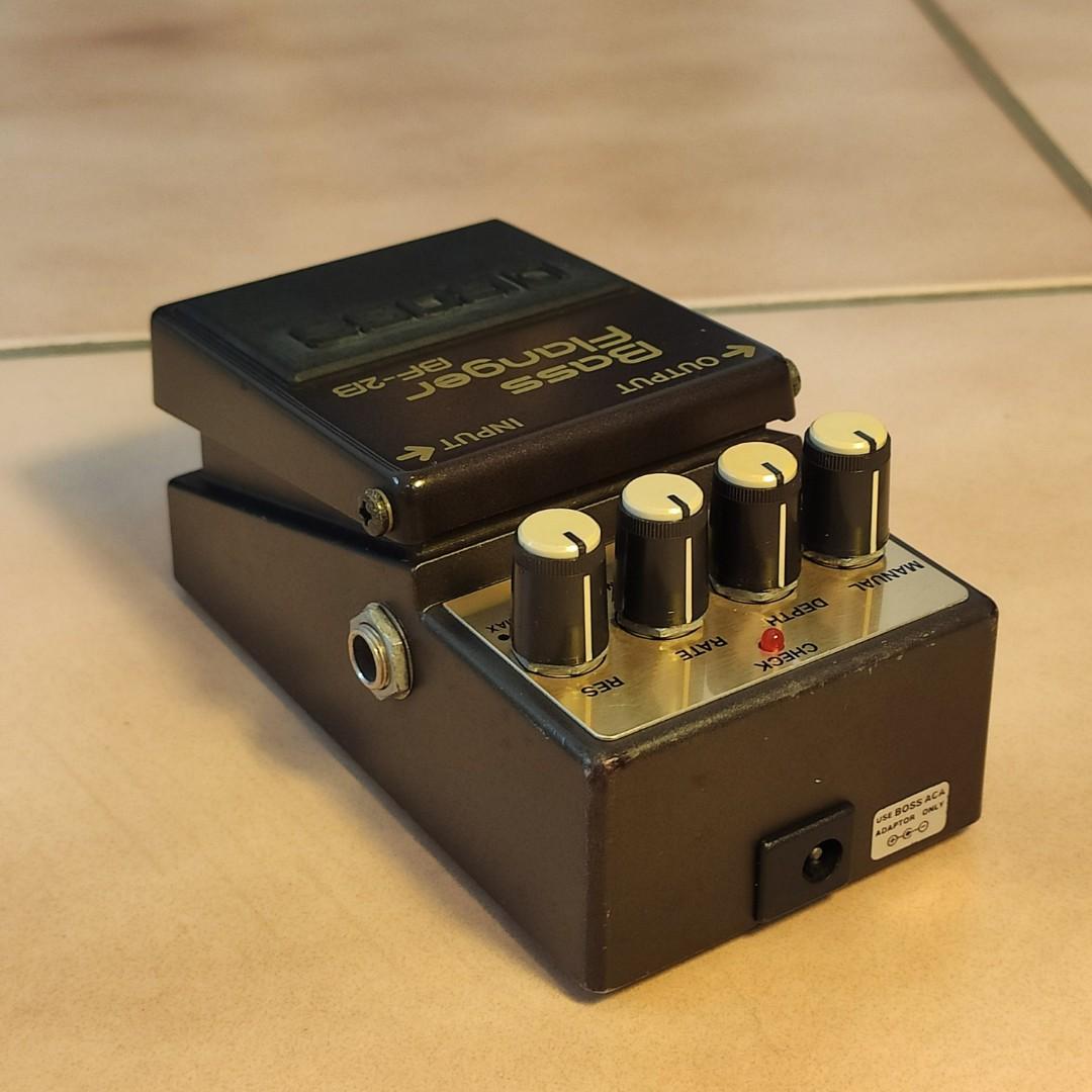 早期Roland Boss BF-2B flanger bass guitar effect pedal FX 貝斯吉他噴射相位效果器 ...