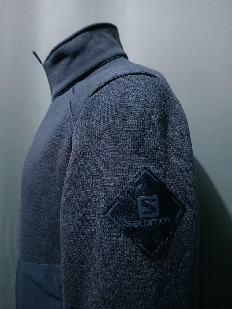 Salomon fleece jacket (Authentic), Men's Fashion, Coats, Jackets and ...