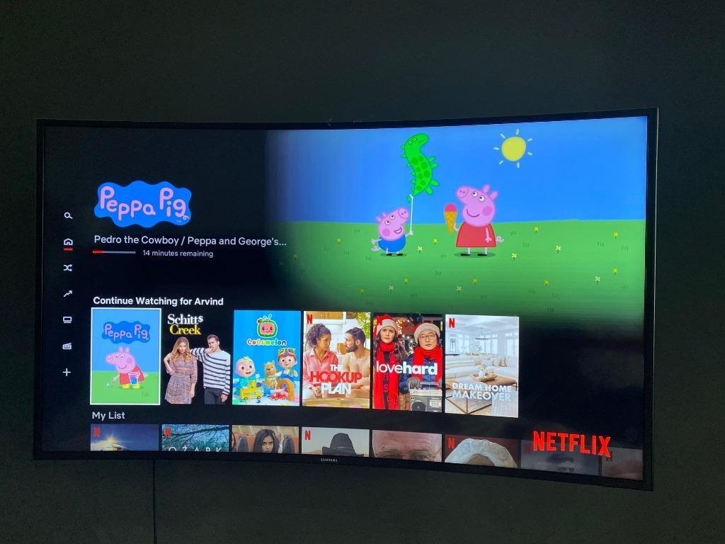 Samsung 48" UHD 4K Curved Smart TV JU6600 Series 6, TV & Home ...