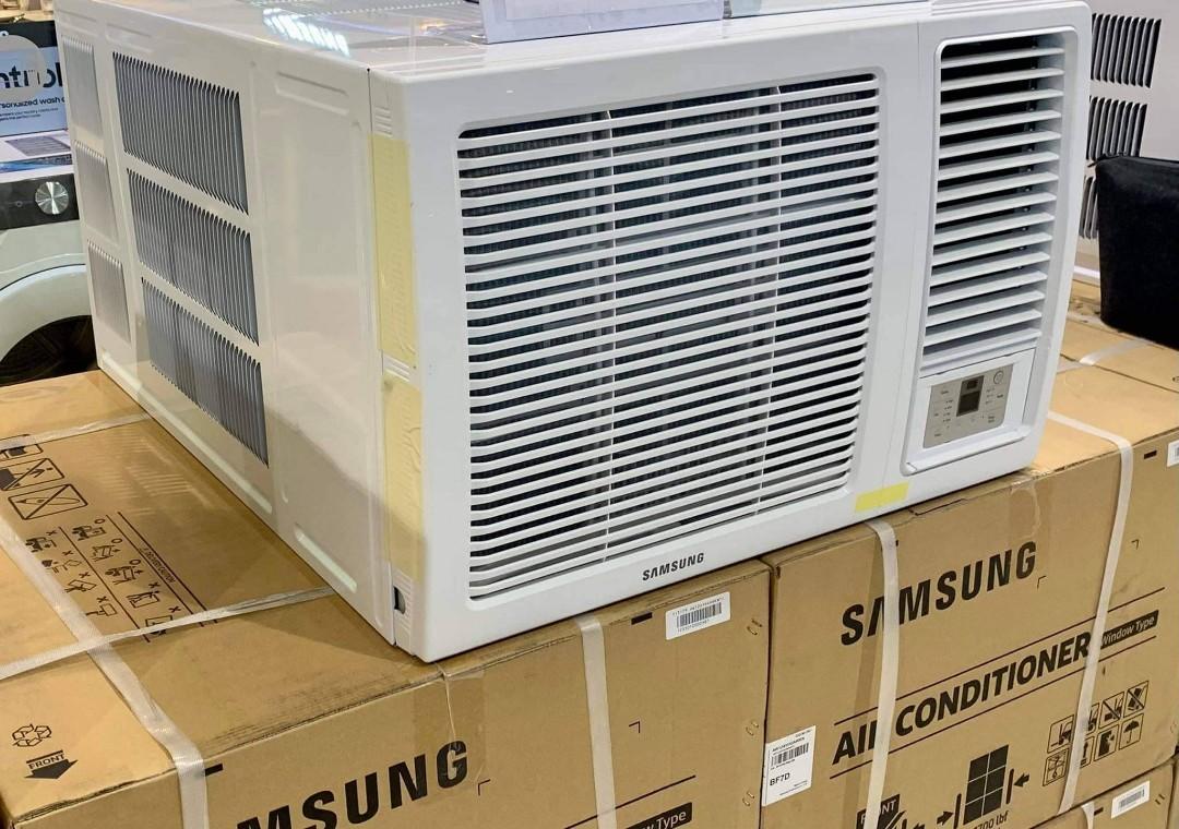 SAMSUNG WINDOW TYPE AIRCON INVERTER TYPE, TV & Home Appliances, Air ...