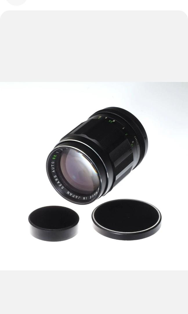 Sears 135mm F2.8 EE manual lens, Photography, Lens & Kits on Carousell