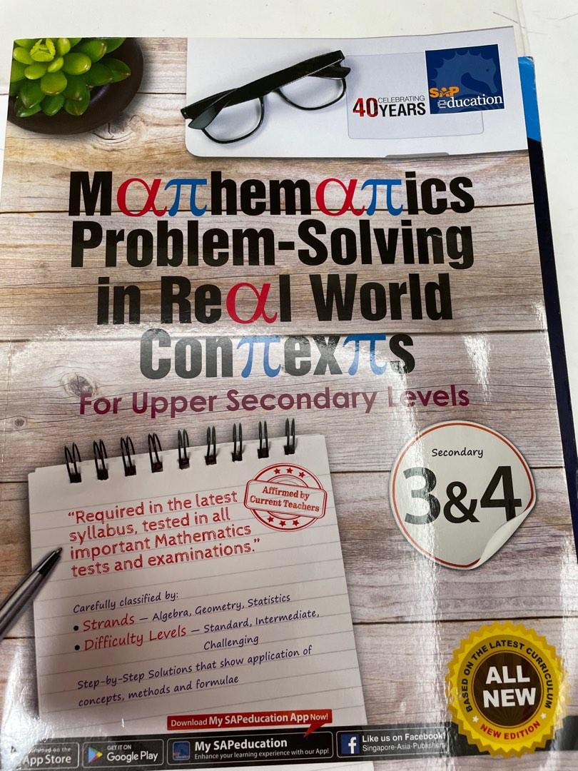 Secondary 3 and 4 Problem-Solving in Real World Contexts, Hobbies ...