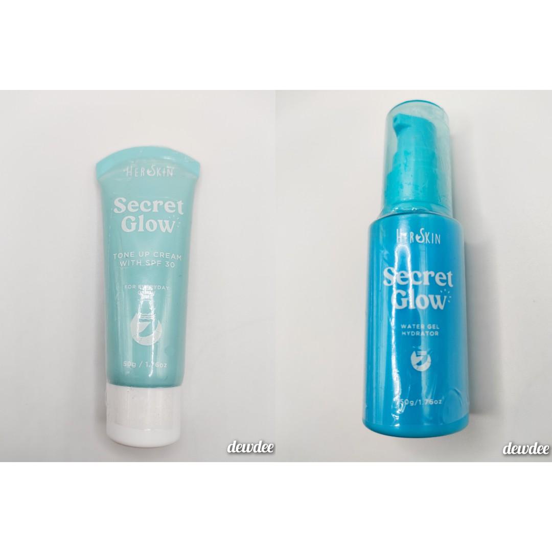 Secret Glow Tone Up Cream and Water Gel Hydrator, Beauty & Personal ...