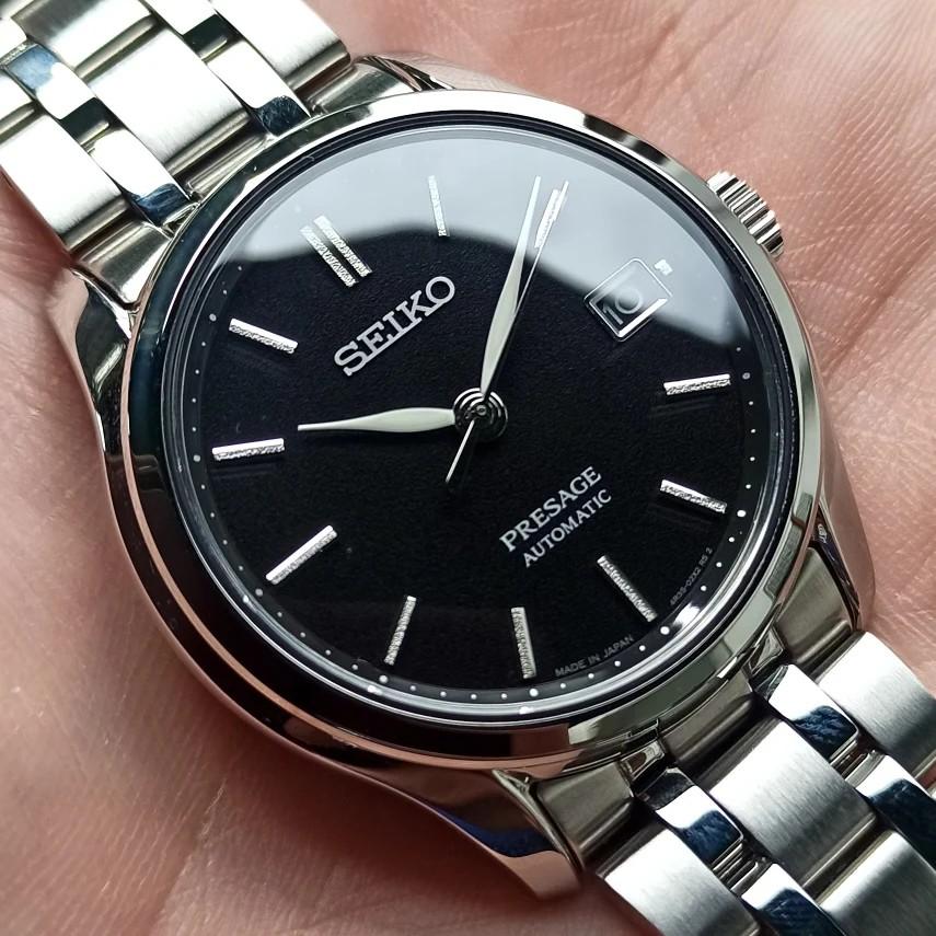 Seiko Presage - SRPD99J1 Black Dress Watch, Luxury, Watches on Carousell