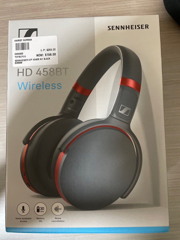 Sennheiser Wireless Headphones HD458BT, Audio, Headphones & Headsets on ...