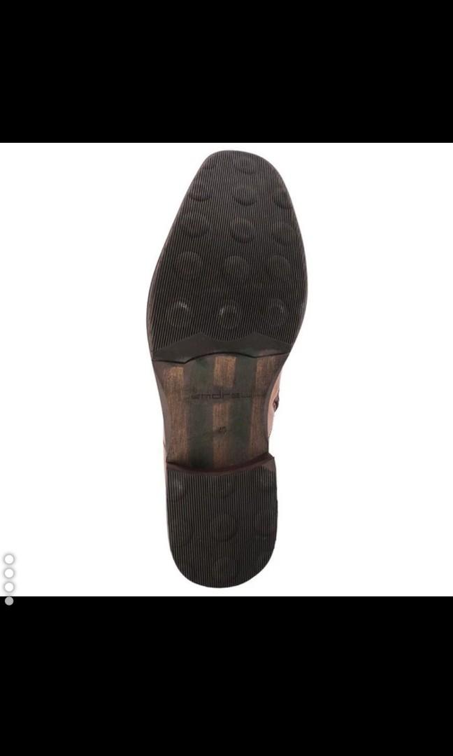 Sepatu Formal/Pantofel/Boots ANDREW Original Coklat, Fesyen Pria ...