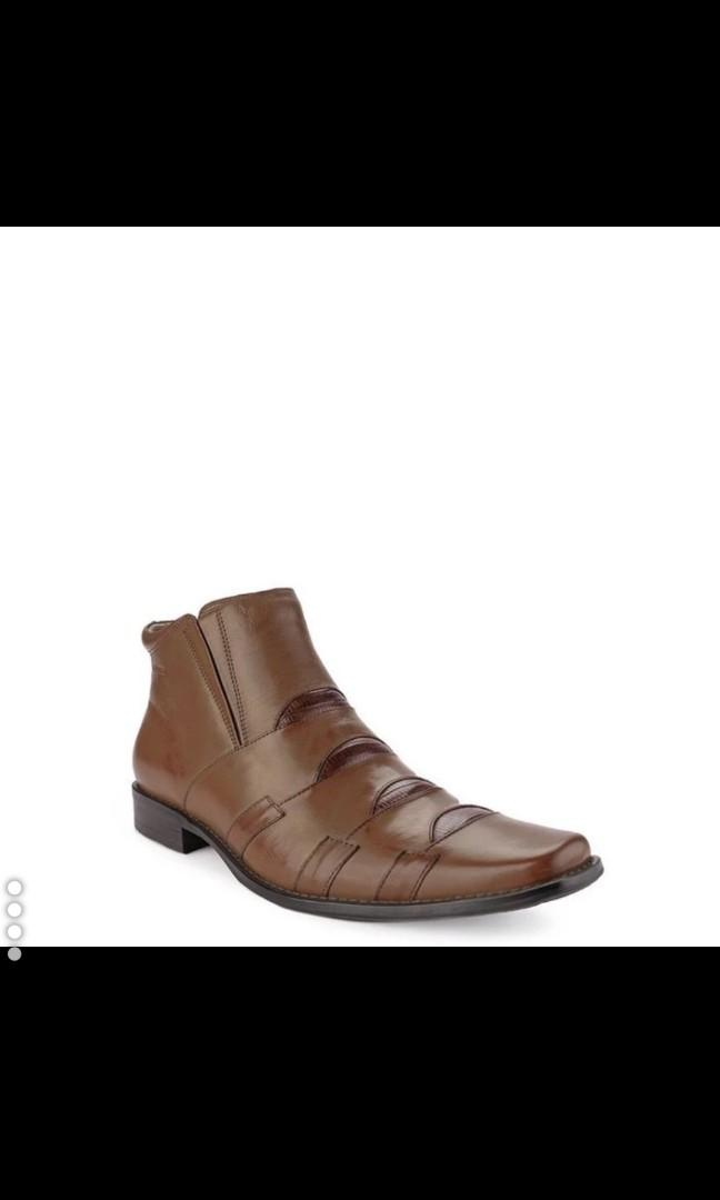 Sepatu Formal/Pantofel/Boots ANDREW Original Coklat, Fesyen Pria ...