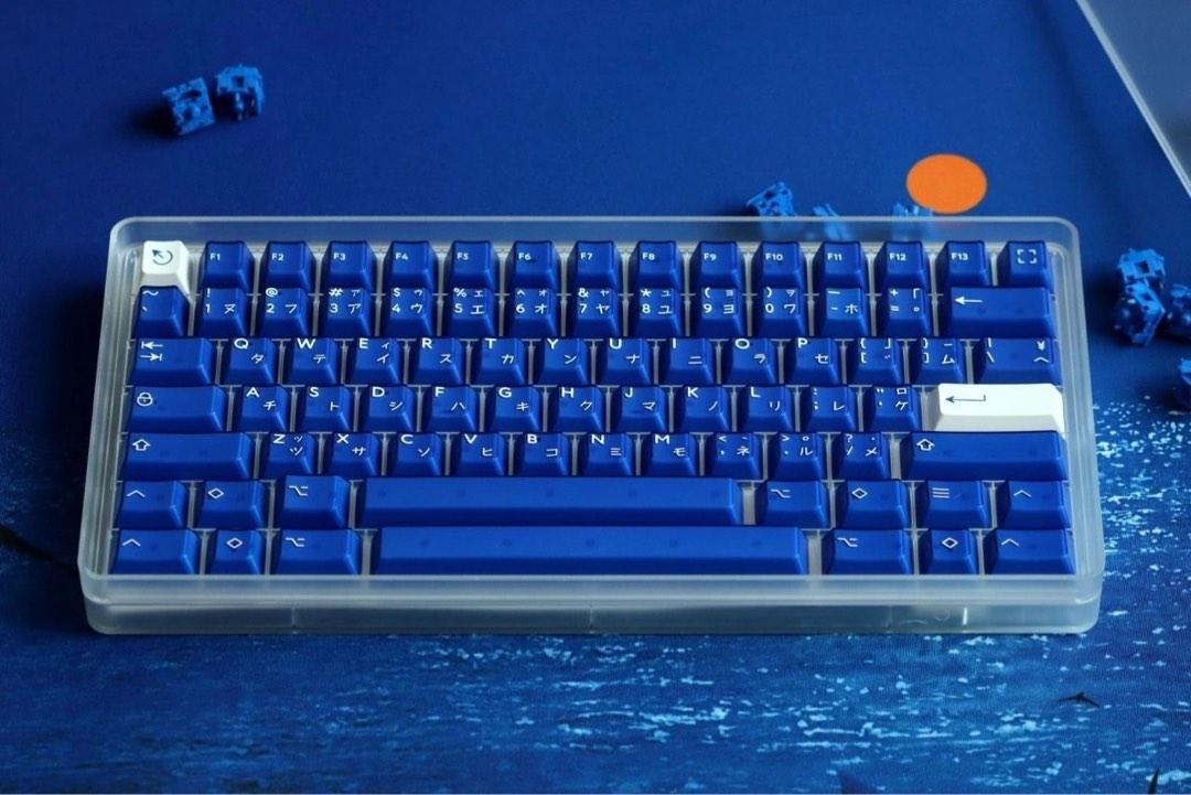 [SG] PBTfans Klein Blue Keycaps / KBDfans Keycaps / RGB Mechanical ...
