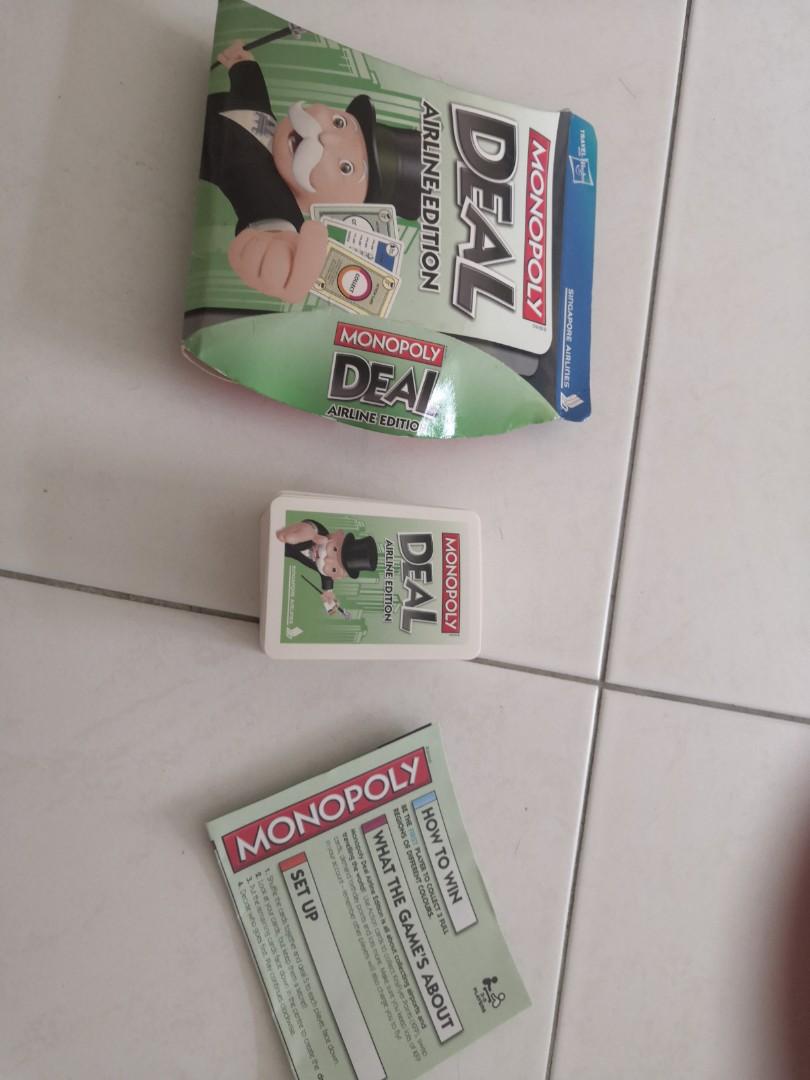 SIA Monopoly Deal Airline Edition, Hobbies & Toys, Toys & Games on ...