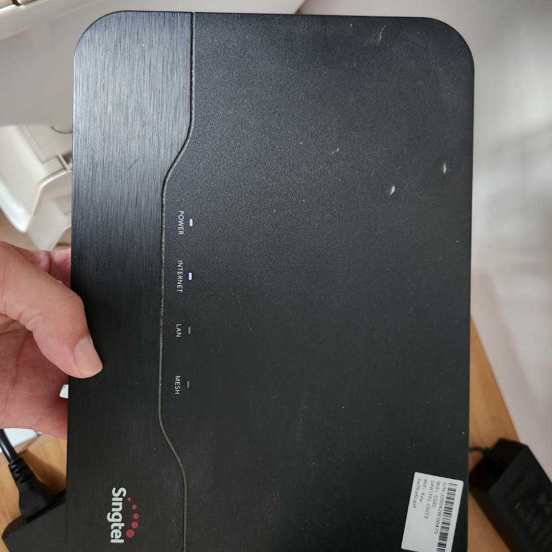 Singtel Mesh Router, Computers & Tech, Parts & Accessories, Networking ...