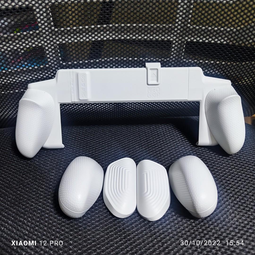 Skull & co Neo grip for Nintendo switch oled (WHITE), Video Gaming ...