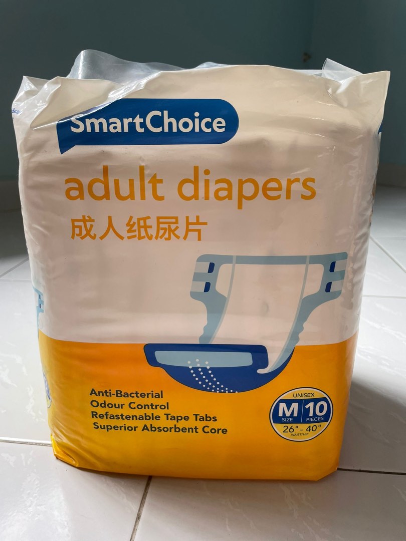 Smart Choice Adult Diapers (M), Health & Nutrition, Assistive ...