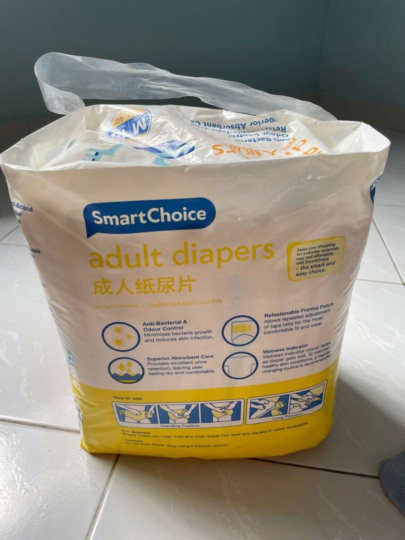 Smart Choice Adult Diapers (M), Health & Nutrition, Assistive ...