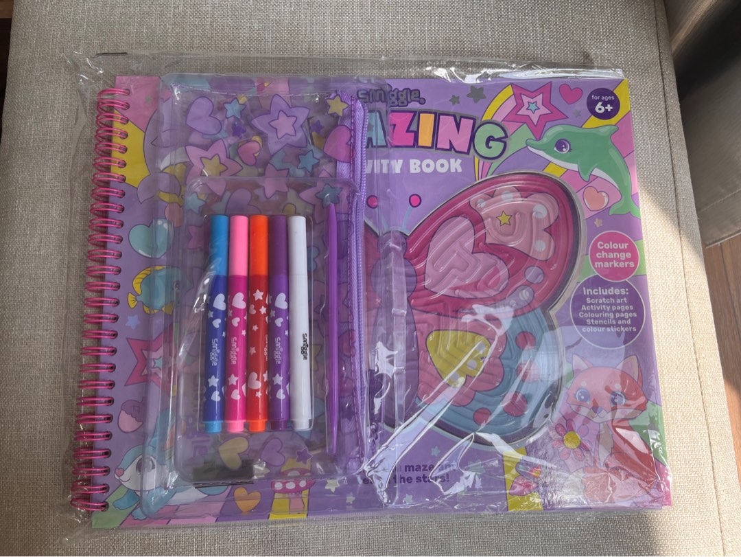 Smiggle activity book, Hobbies & Toys, Stationery & Craft, Other ...
