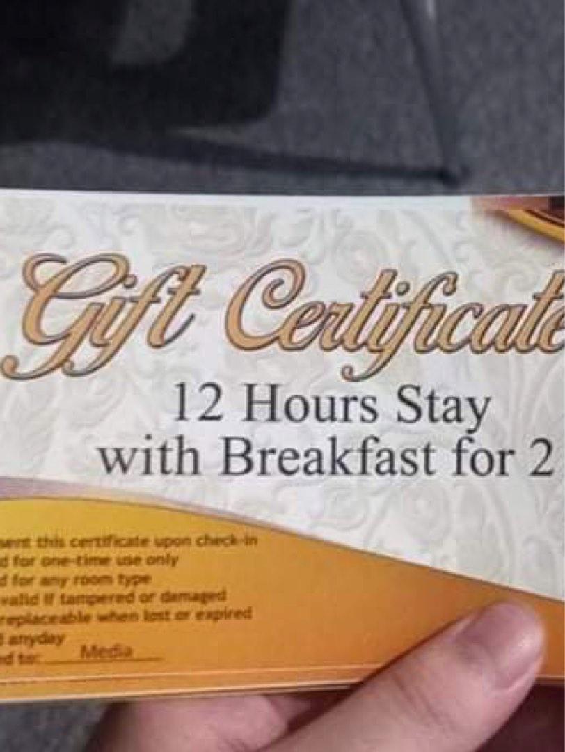 SOGO/Eurotel Gift Certificate/Voucher/Gift Cheque, Tickets & Vouchers ...