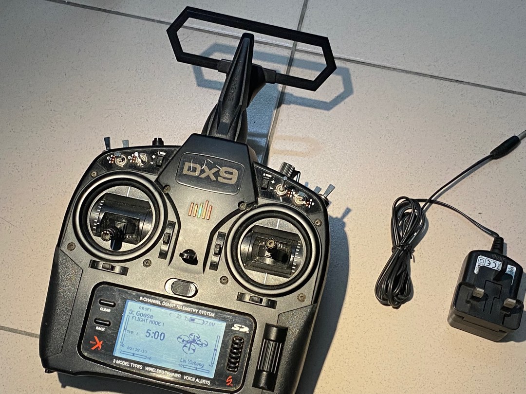 Spektrum DX9 Radio Transmitter modified for TBS Crossfire Full Module ...