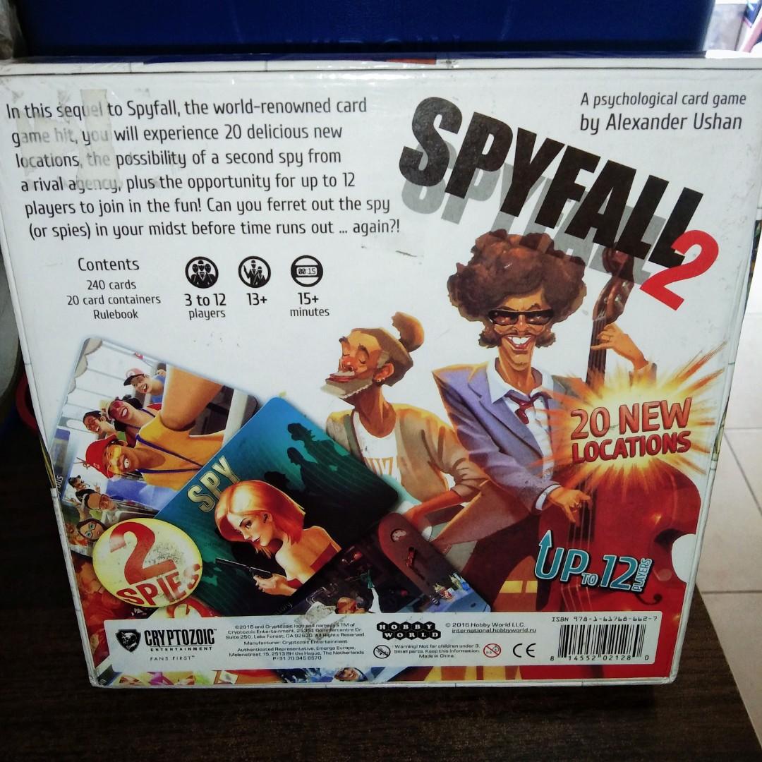 Spyfall 2 Card Game, Hobbies & Toys, Toys & Games on Carousell