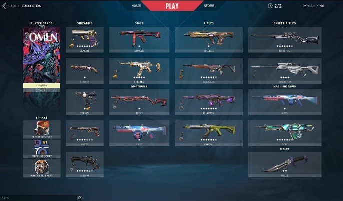 STACKED 22 Skins RGX Valorant Account, Video Gaming, Gaming Accessories ...