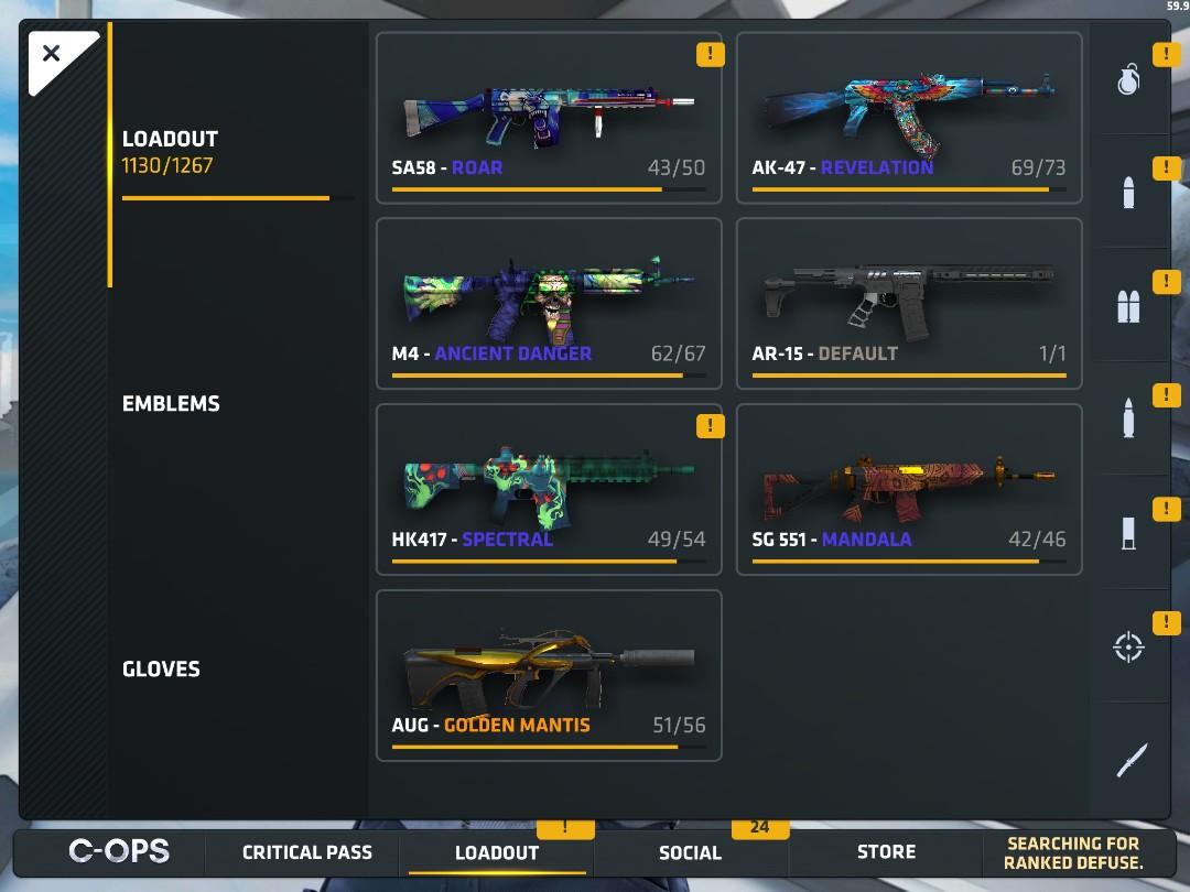 Stacked Account [Critical Ops], Video Gaming, Video Games, Others on ...