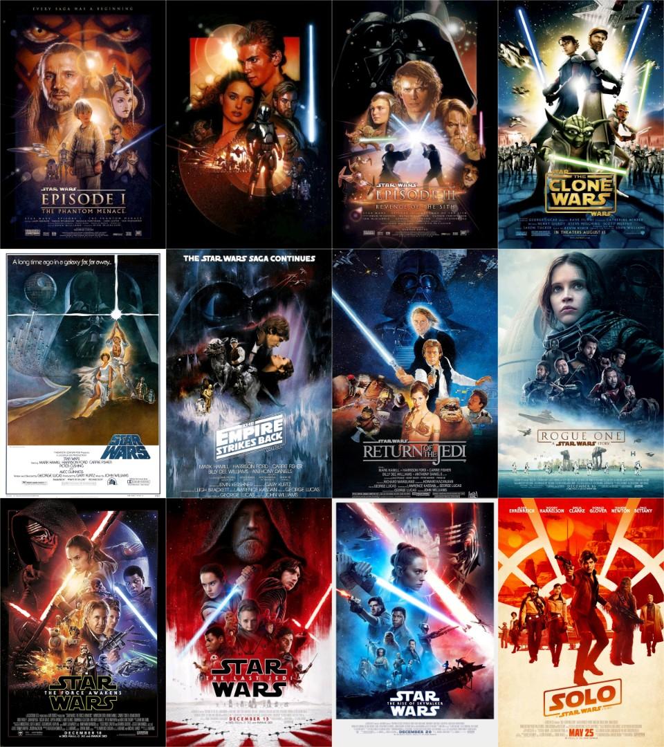 Star-Wars Complete Movie Collection, Hobbies & Toys, Music & Media, CDs ...