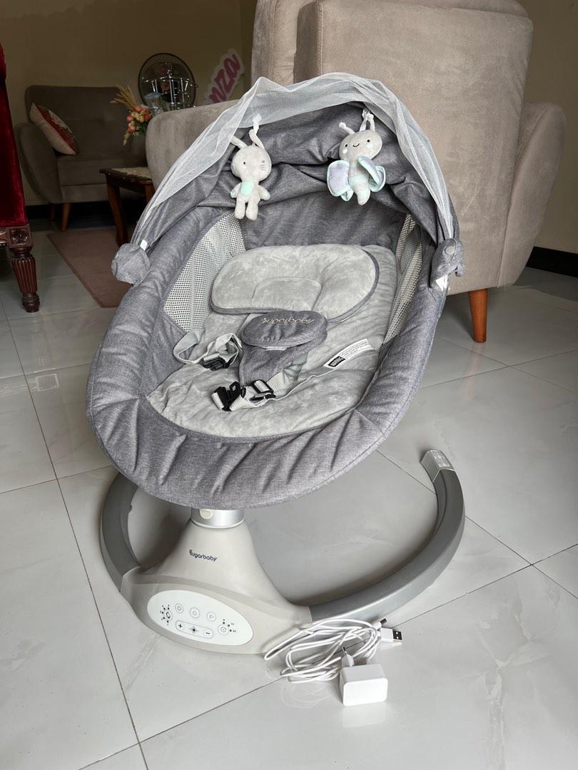 Sugar Baby Hug Me Automatic Baby Swing Bed Bouncer Rocker Melody Music ...